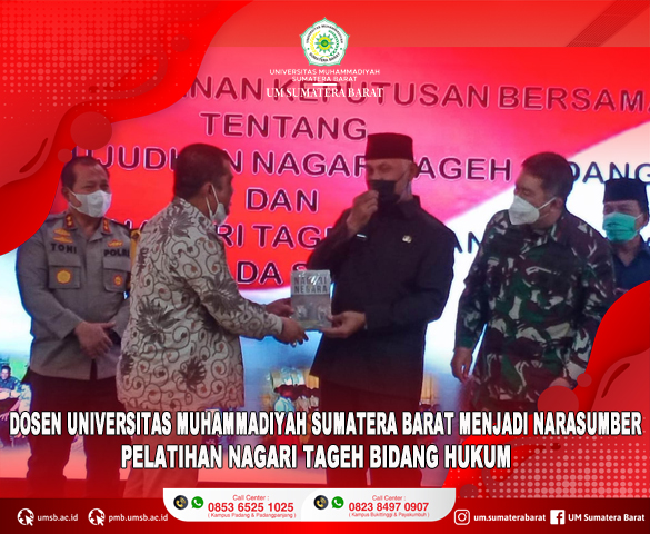DOSEN UNIVERSITAS MUHAMMADIYAH SUMATERA BARAT MENJADI NARASUMBER DALAM ...